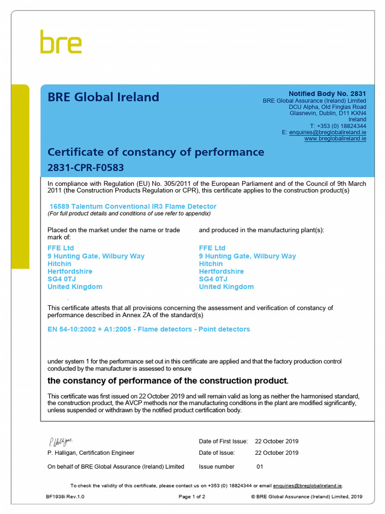 2831 CPR F0583 Issue 1 | PDF | Public Law | Regulation