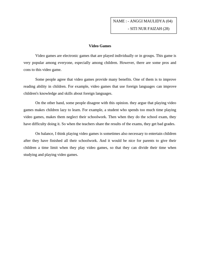 Teks Video Games | PDF