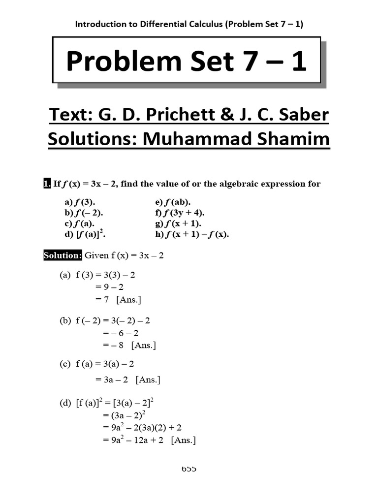 7.1 Problem Set 7 - 1 | PDF | Mathematics | Mathematical Analysis