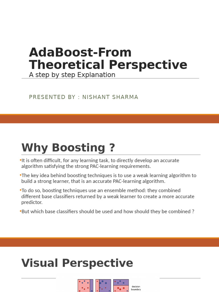 AdaBoost-From Theoretical Perspective | PDF