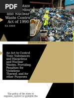 Ra 6969 | PDF | Chemical Substances | Toxicity