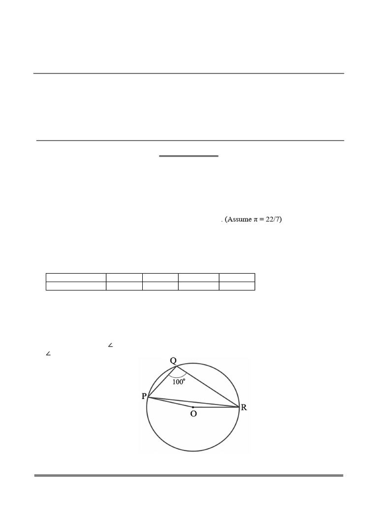 IX Maths Sample Paper | PDF | Euclidean Plane Geometry | Elementary Geometry