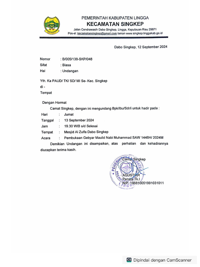 Undangan Pembukaan Gebyar Maulid Nabi | PDF Undangan Pembukaan Gebyar Maulid Nabi | PDF