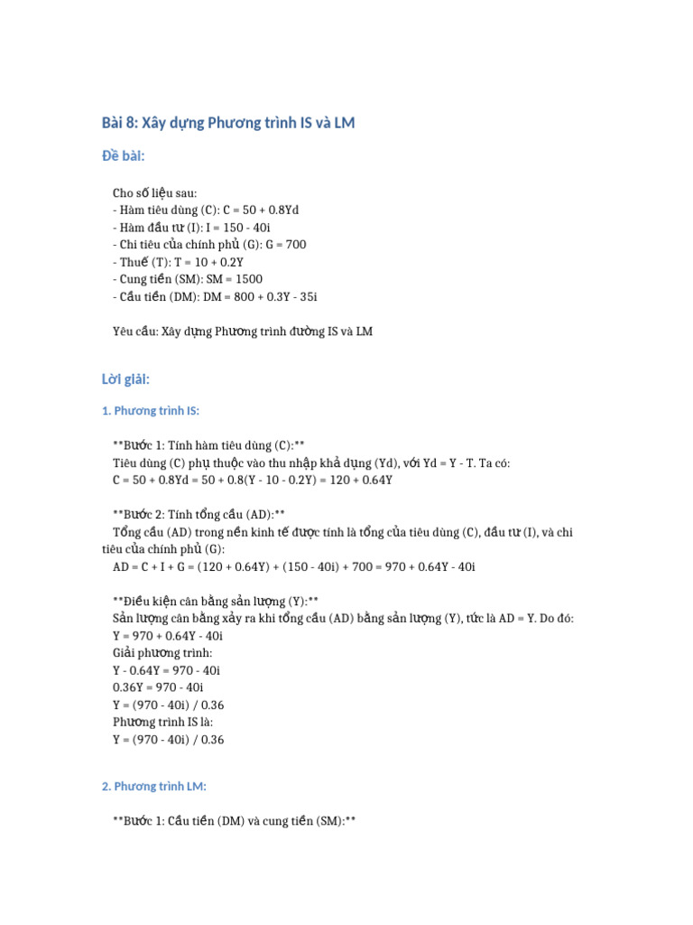Is LM Analysis Bai8 | PDF
