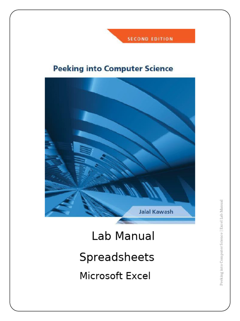 MS Excel Lab Manual Modified Gmu | PDF | Microsoft Excel | Spreadsheet