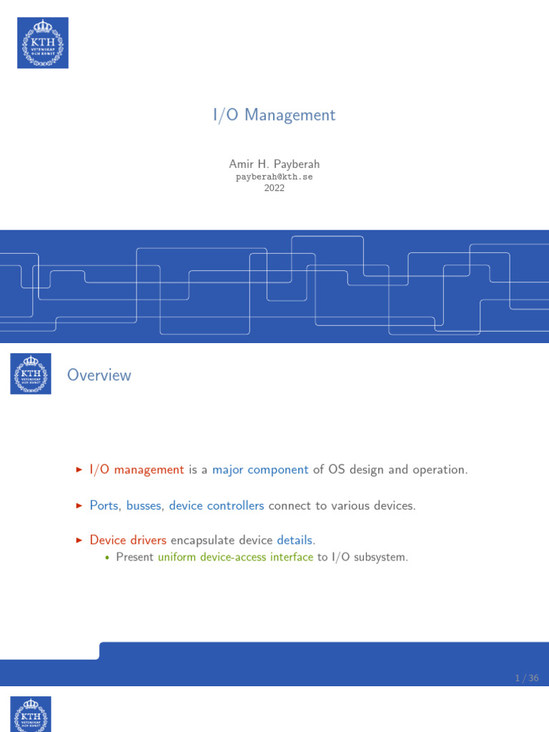 13 Io Systems Printable Pdf Input Output Operating System