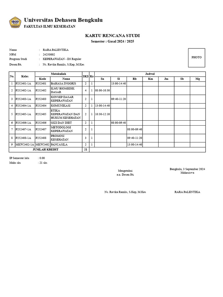 Contoh Name Tag PKKMB Mahasiswa | PDF