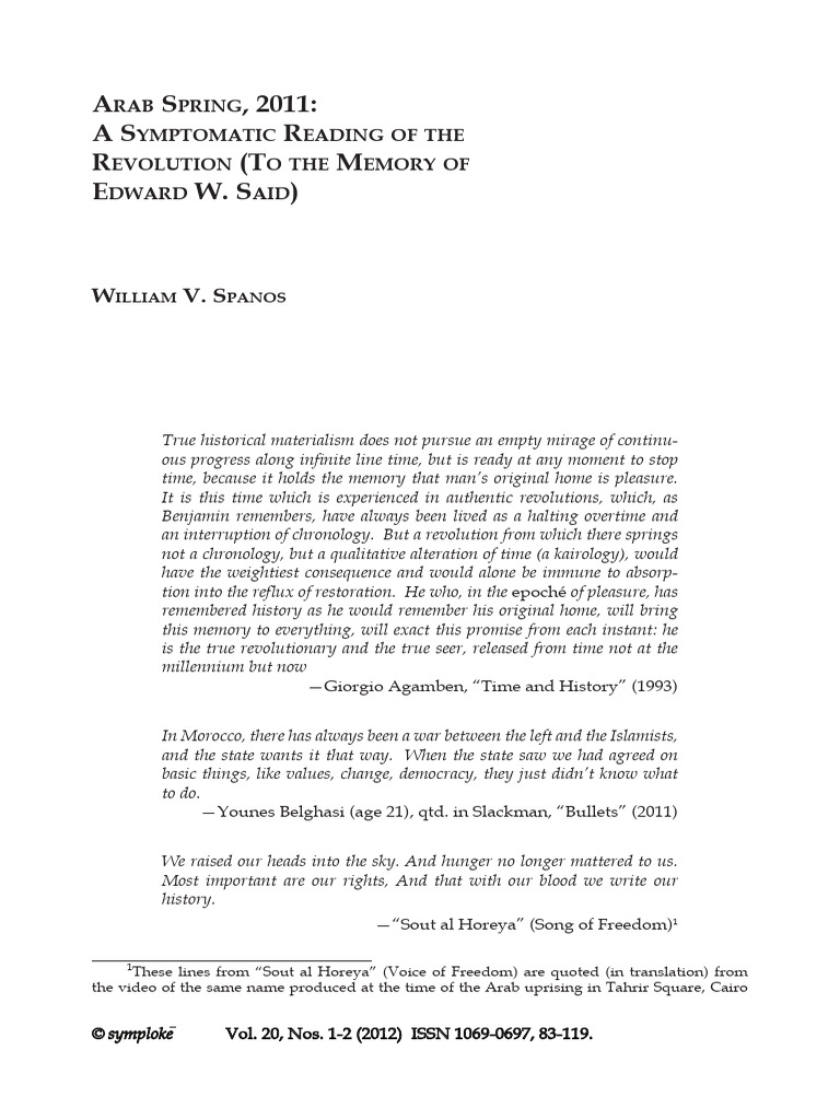 Arab Spring | PDF | Postcolonialism