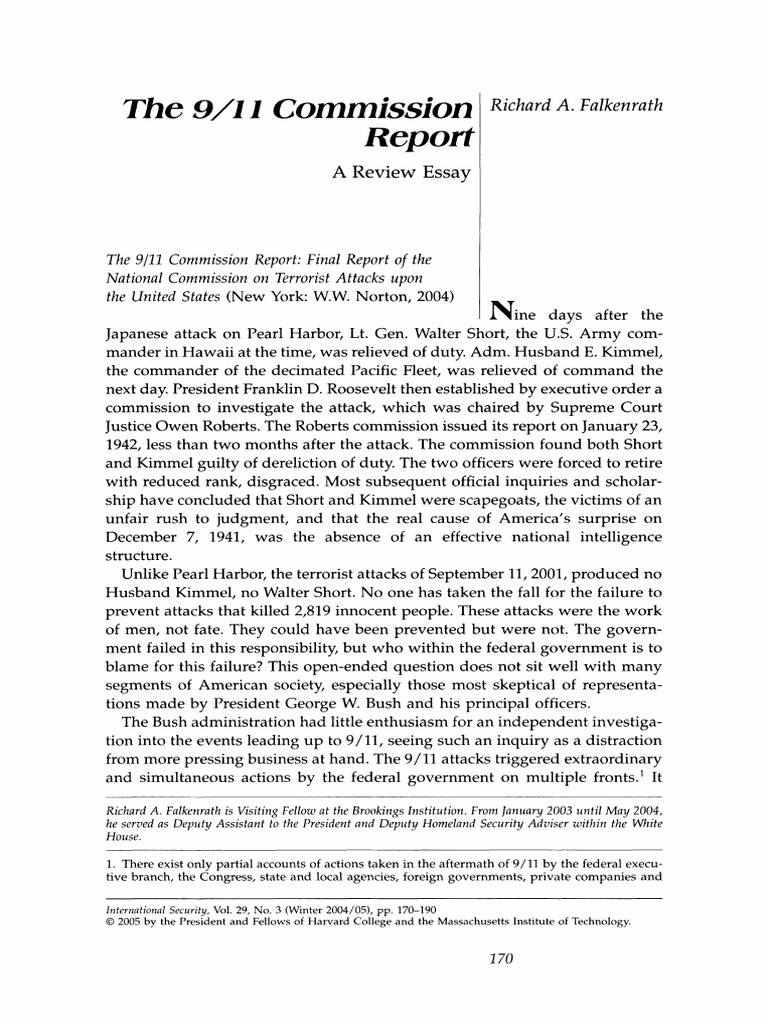 911 Commision Report | PDF | September 11 Attacks | Al Qaeda
