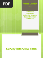 Vineland Adaptive Behavior Scale | PDF