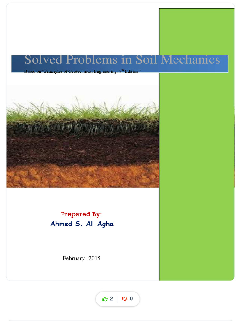 Solved Problems in Soil Mechanics 1 Compress | PDF | Sedimentology | Soil Science