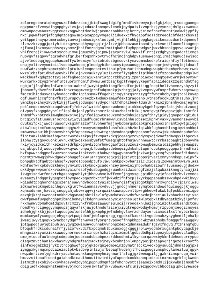 Random Text Document Analysis | PDF