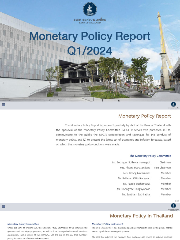 MPR 2024 Q1 | PDF | Monetary Policy | Inflation