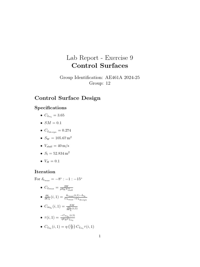 LAB9 | PDF | Aircraft | Aerospace Engineering