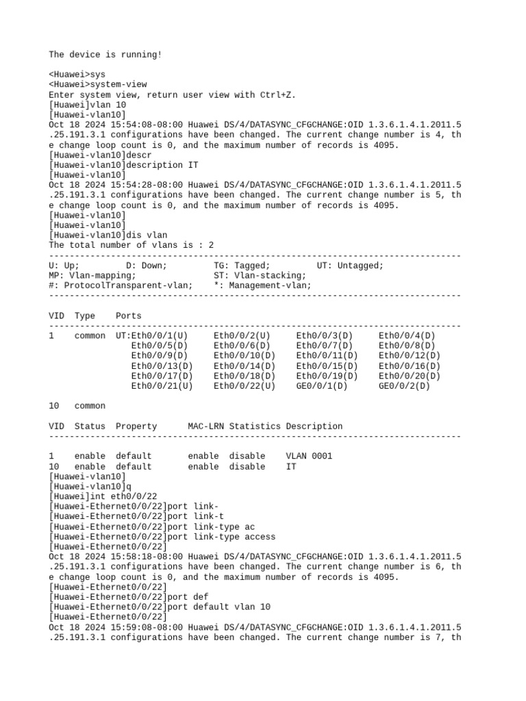 VLAN Frid 2 | PDF | Computing | Computer Architecture