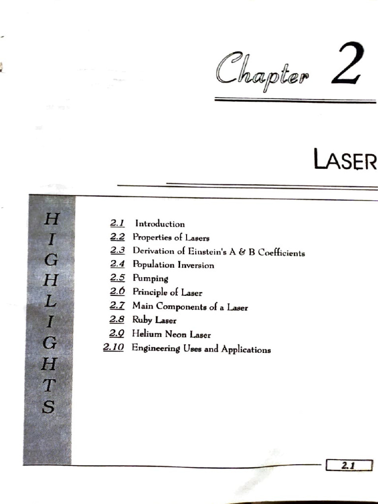 Laser | PDF | Laser | Coherence (Physics)