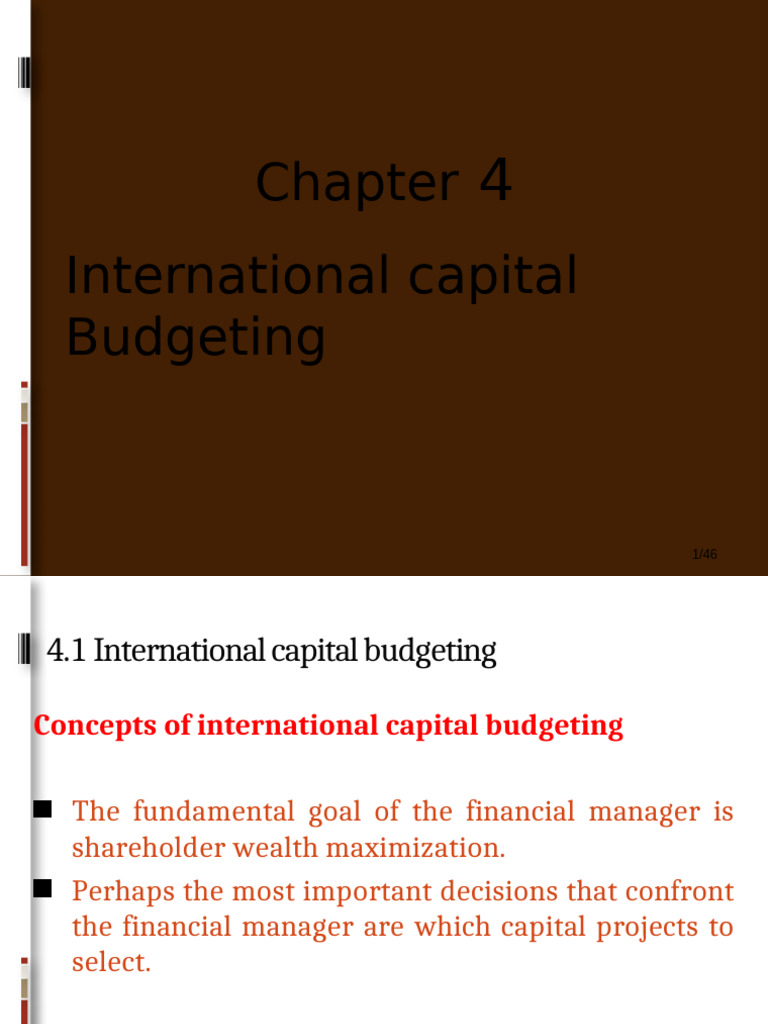 IFM Chapter Four | PDF | Capital Budgeting | Cost Of Capital