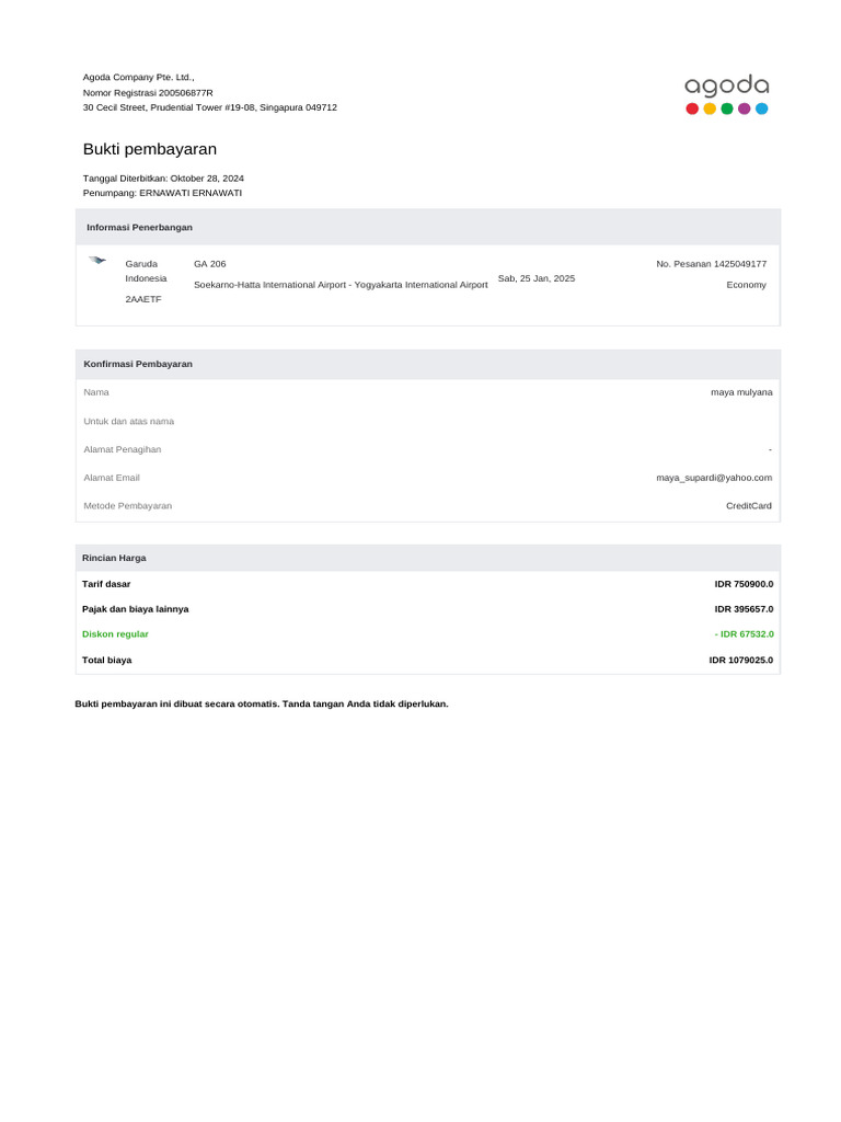 RECEIPT Enclosed | PDF