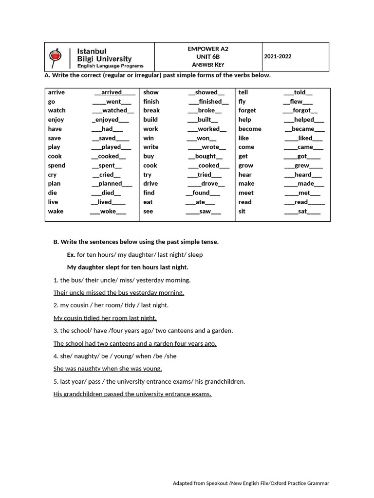 Unit 6B Practice (From Weekend HW) AK | PDF | Linguistics | Grammar