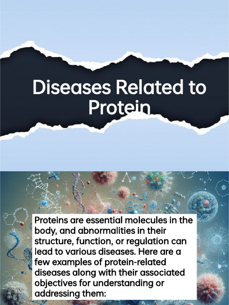 Protein-Related Diseases Overview | PDF | Amyloid Beta | Proteins