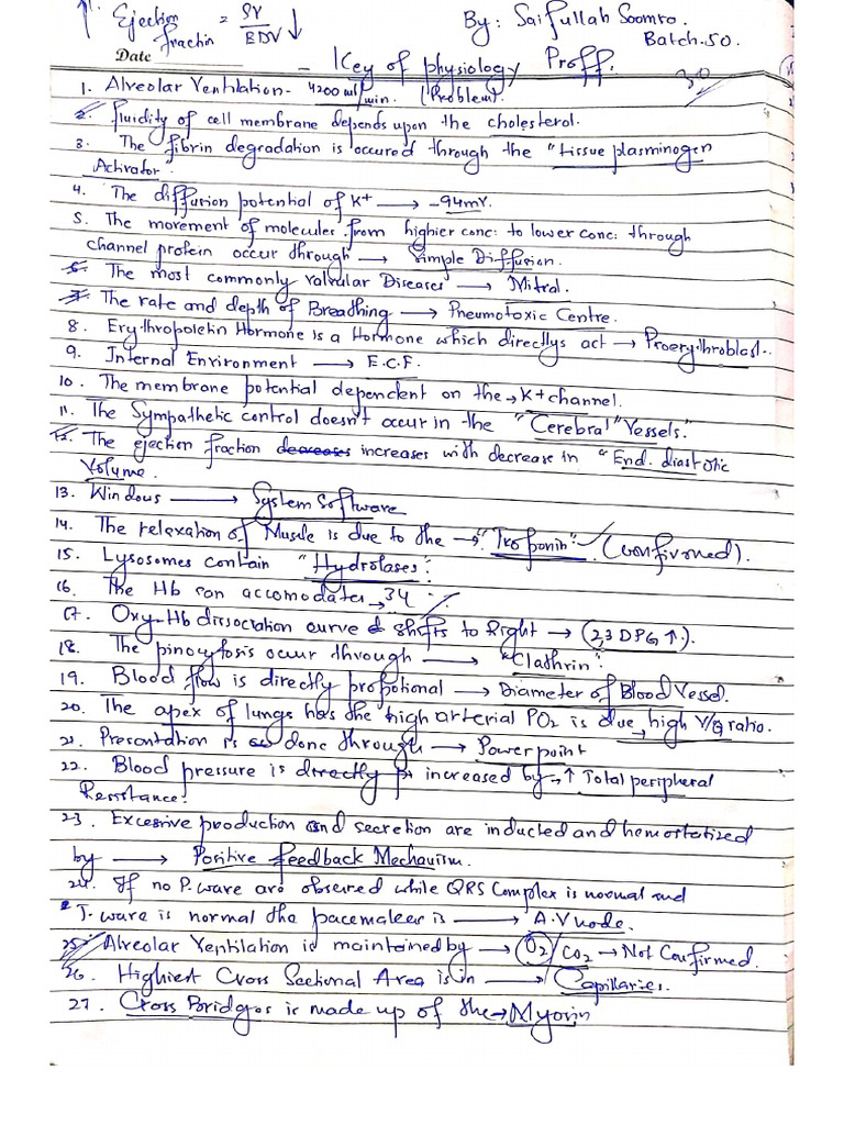 Physio Proff Batch 50 by Saifullah | PDF