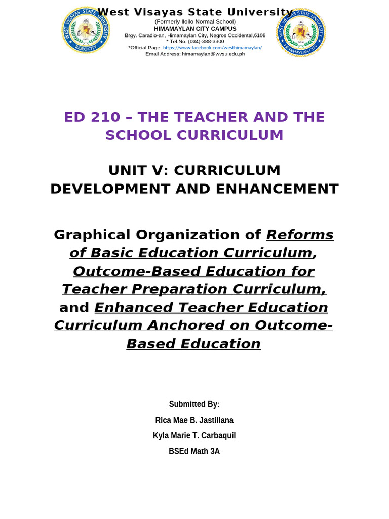 Ed210 Graphic Organizer Kyla&rica | PDF