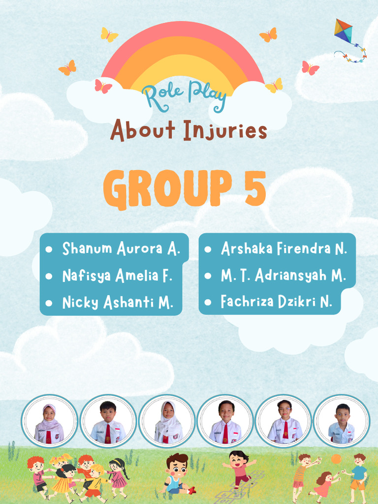 Blue Colorful Daycare Center Stationery Page Border A4 Document (A4) | PDF