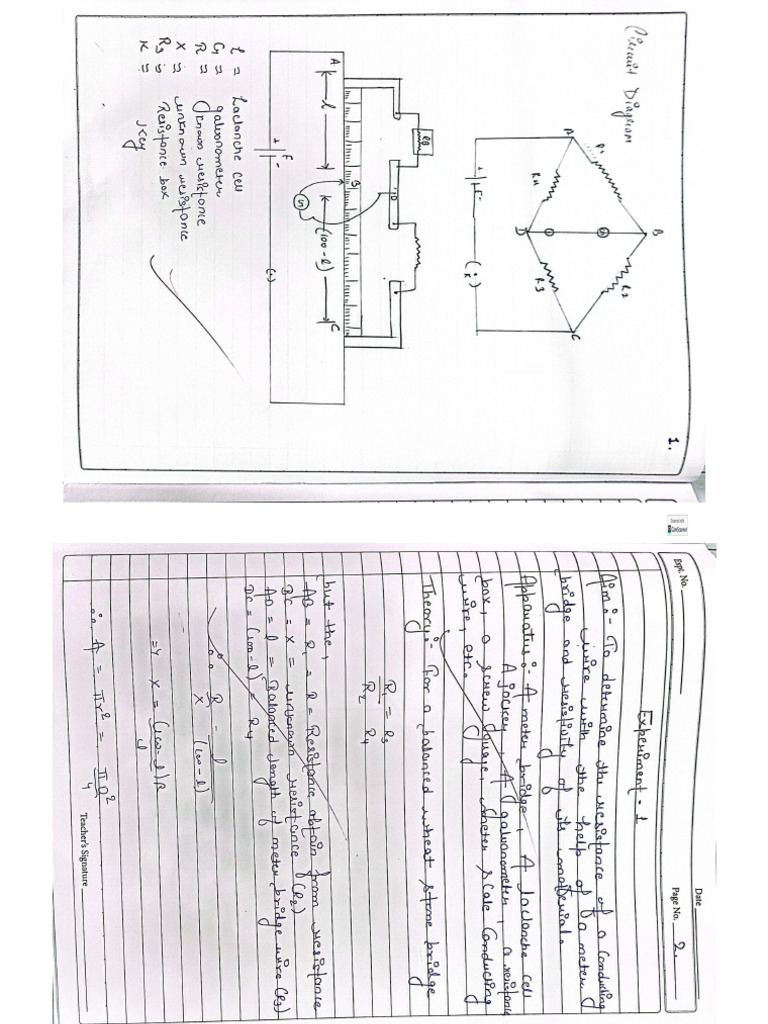 Physics Practical File (English Medium) | PDF