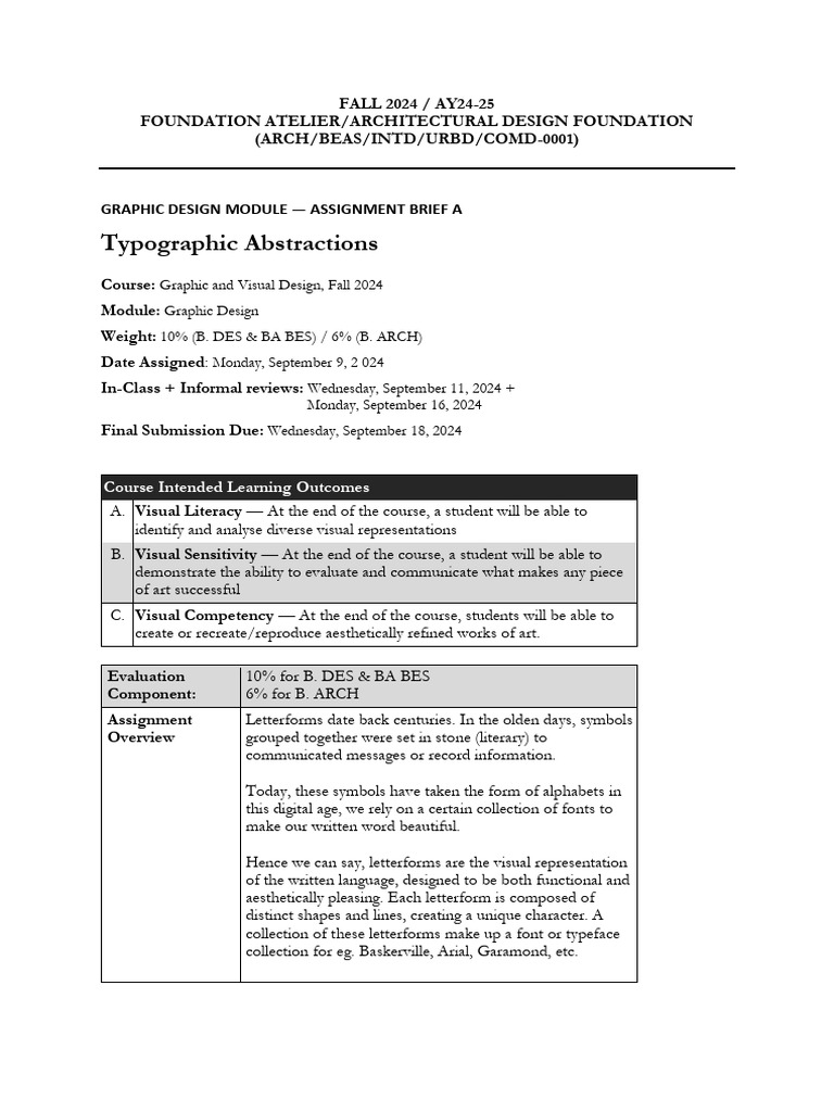 v2 - Graphic Basic Design - Graphic Design Module - Assignment B ...