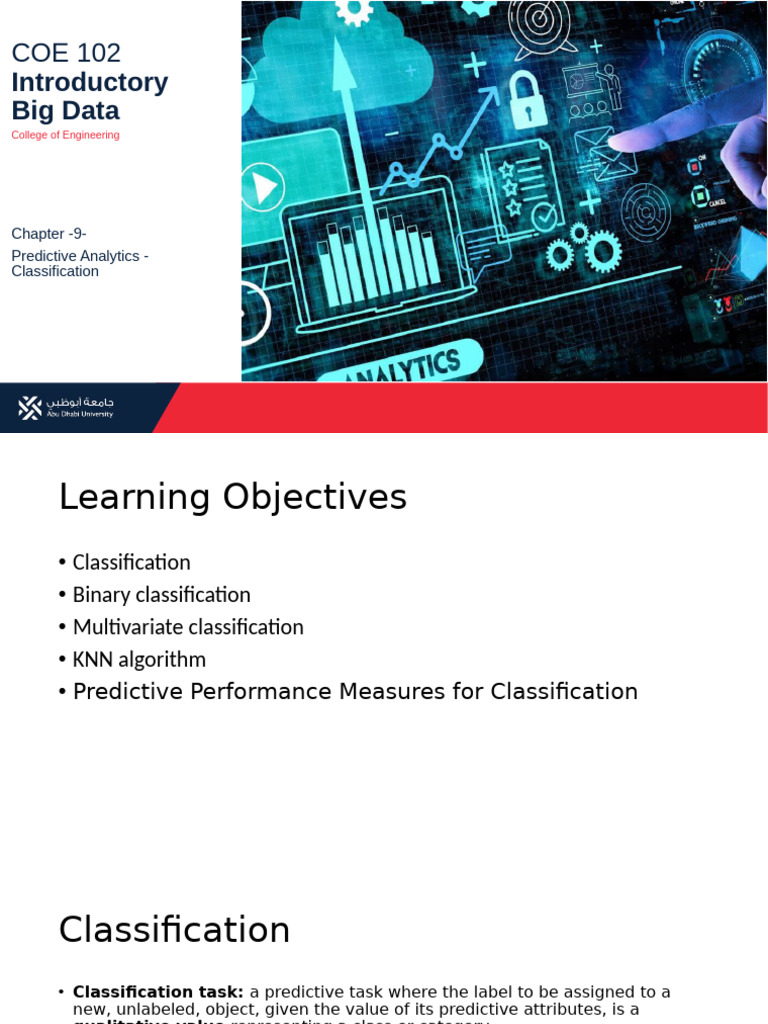 Predictive Analytics: Classification Basics | PDF | Statistical ...