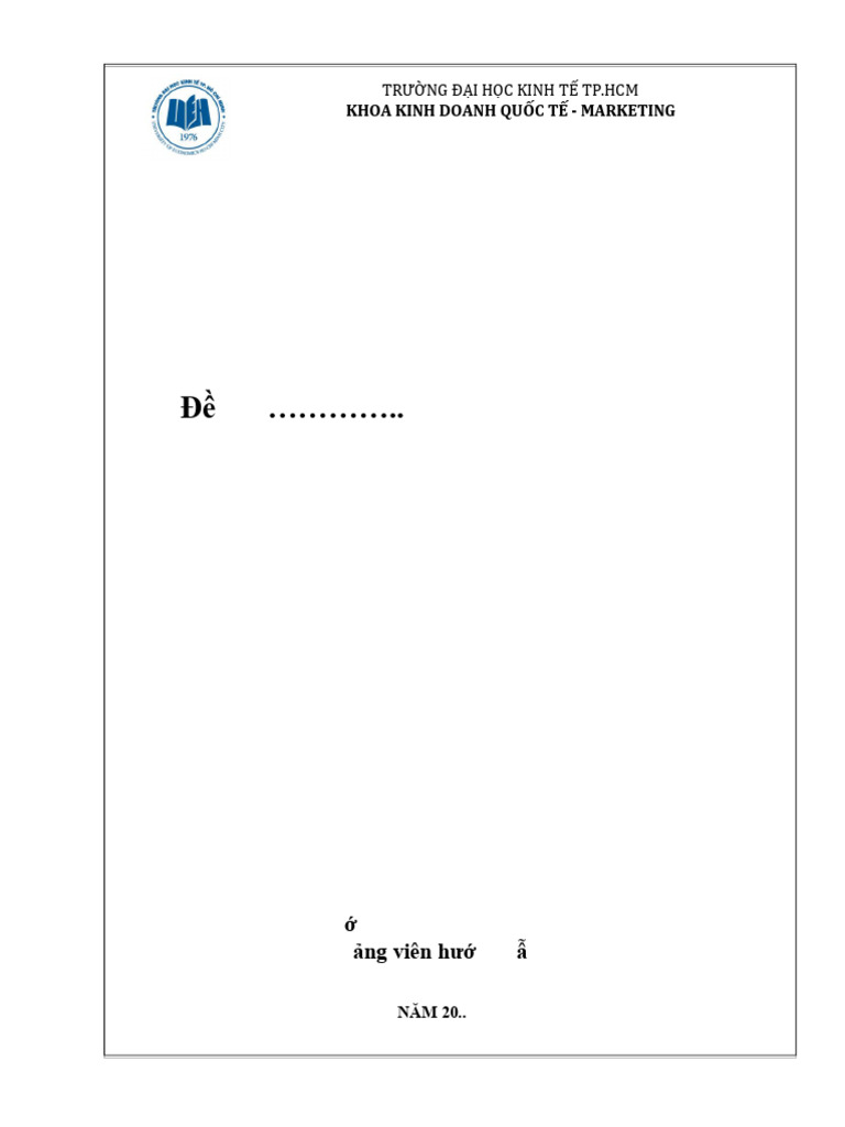 UEH-2.Ph L C A - Trang Bìa | PDF