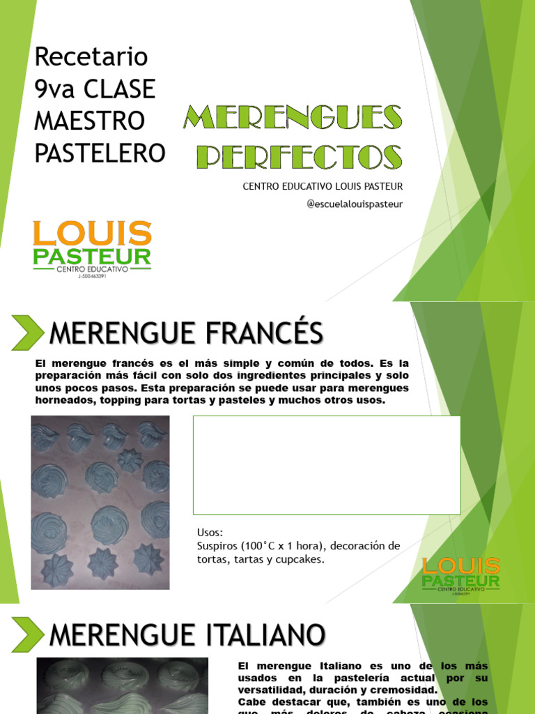 Recetario 9va Clase | PDF | Merengue | Pasteles