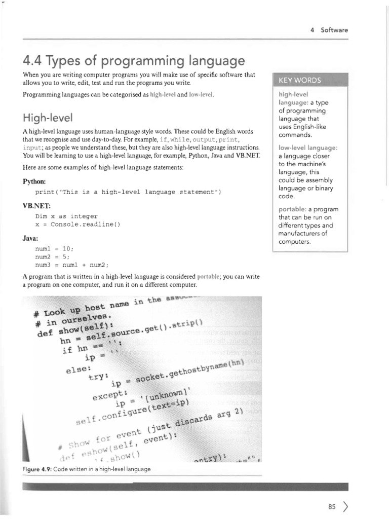 High Level and Low Level Notes | PDF