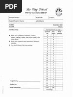 The City School Science Past Paper MS 2023-2024 | PDF | Weight | Eclipse