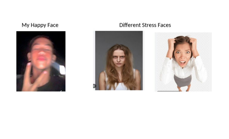 My Happy Face Different Stress Faces | PDF