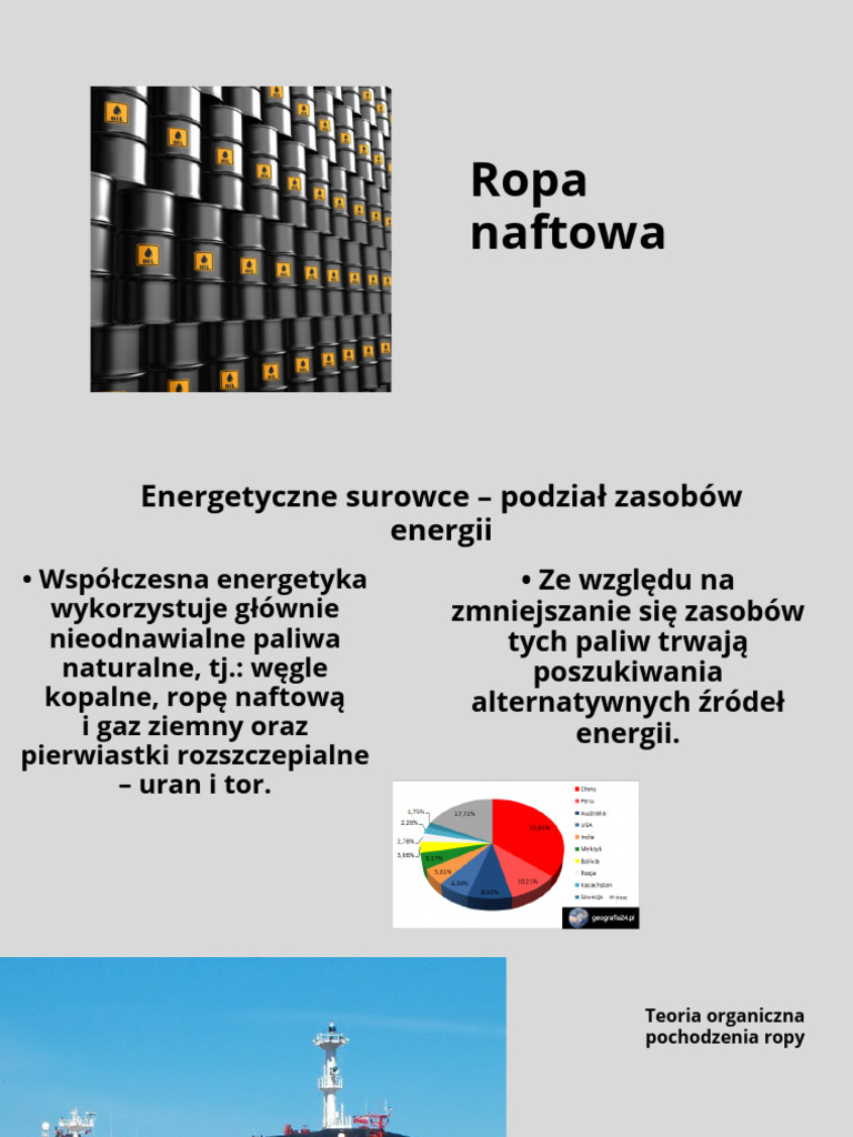 Ropa Naftowa | PDF