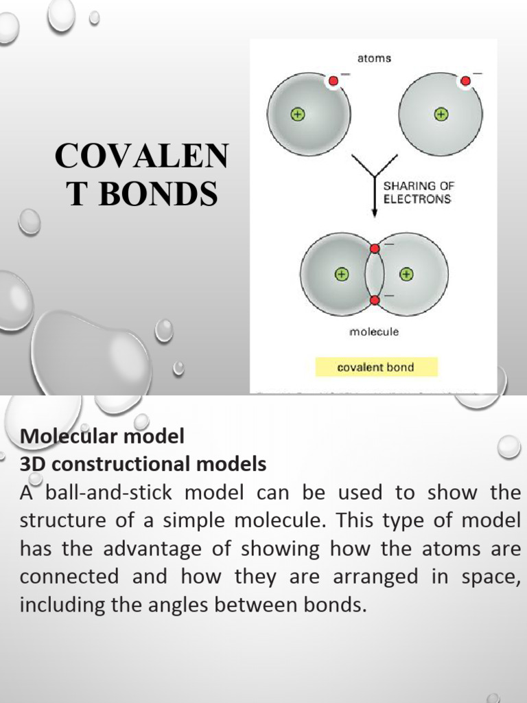Revision Covalent Bond | PDF | Covalent Bond | Chemical Bond