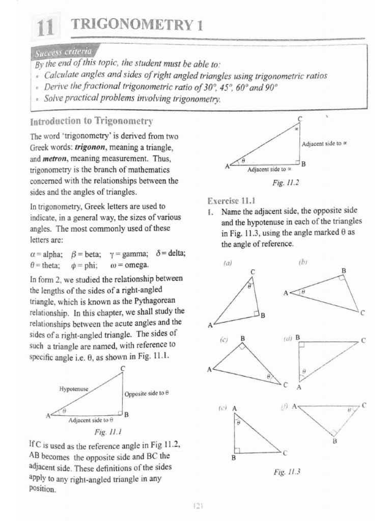 Trigonometry Excel N Succeed | PDF