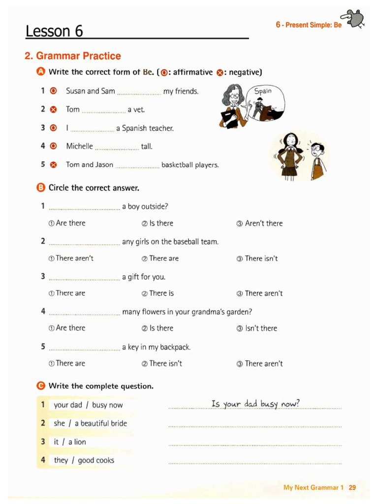My Next Grammar - Simple Present - Prac | PDF