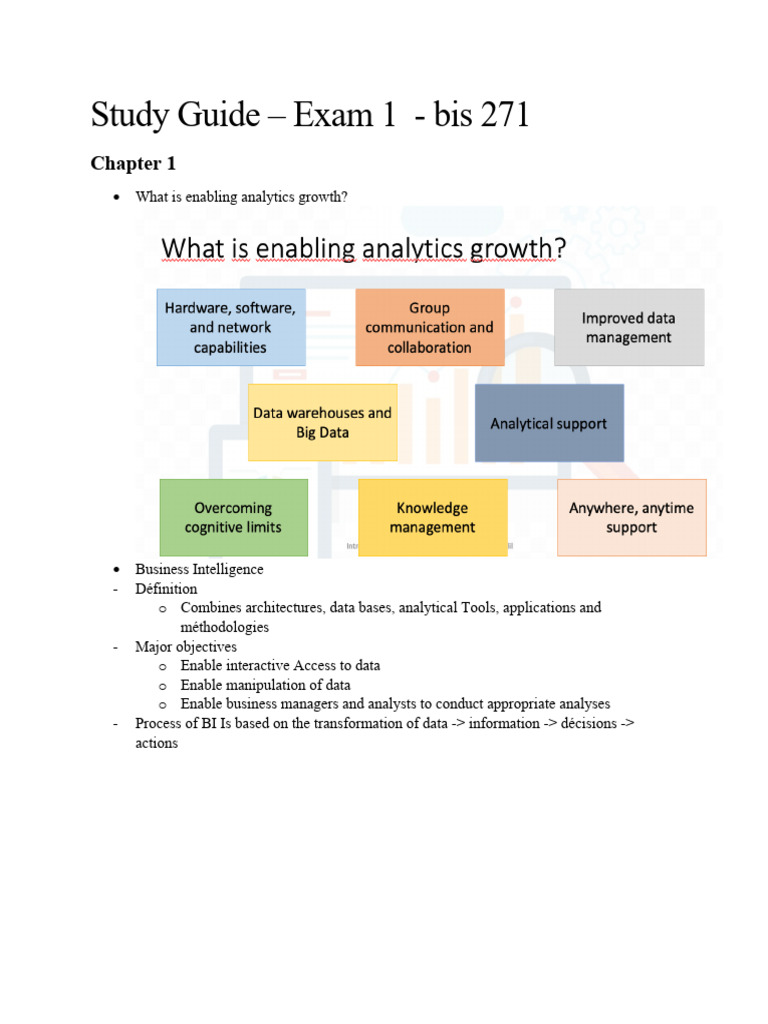 Study Guide Exam 1 | PDF