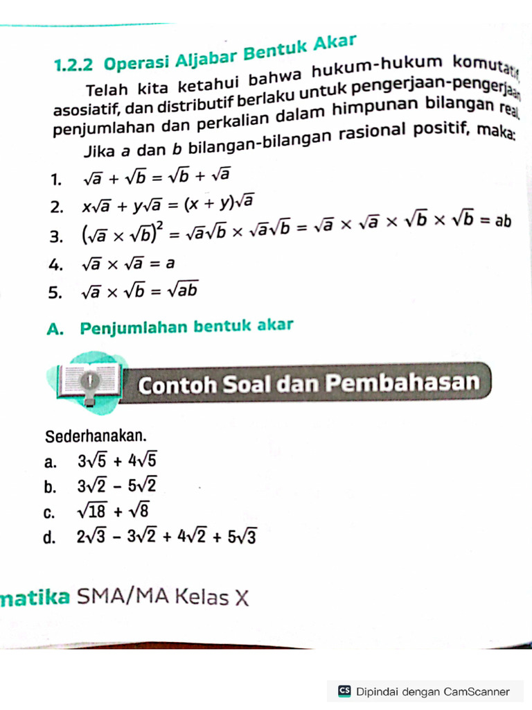 Bentuk Akar | PDF