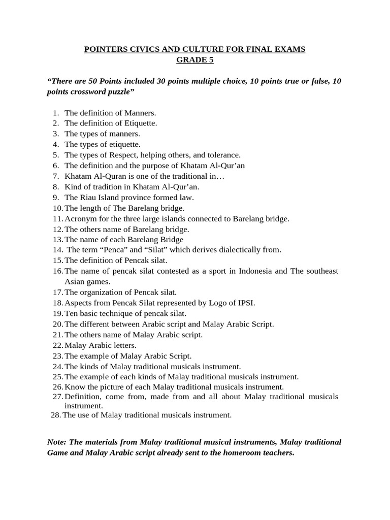 Pointers Final Exams - CC 5 | PDF