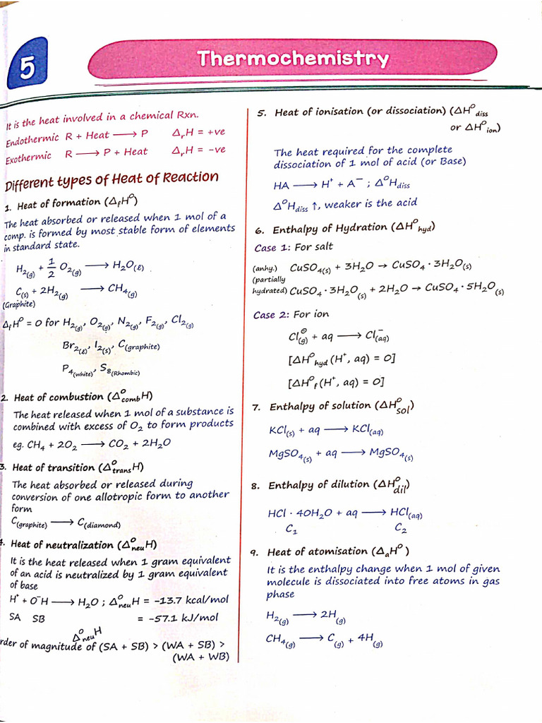 Thermochemistry | PDF