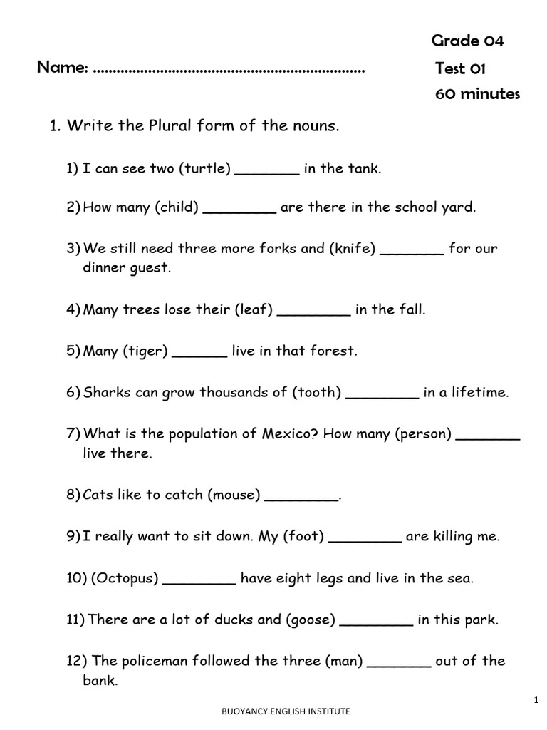 Test 01 | PDF