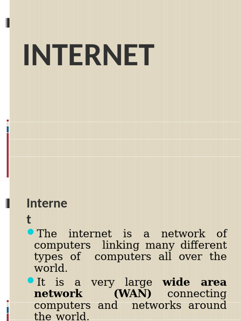 Lesson 2-Internet - 2 - PPT | PDF | World Wide Web | Internet & Web