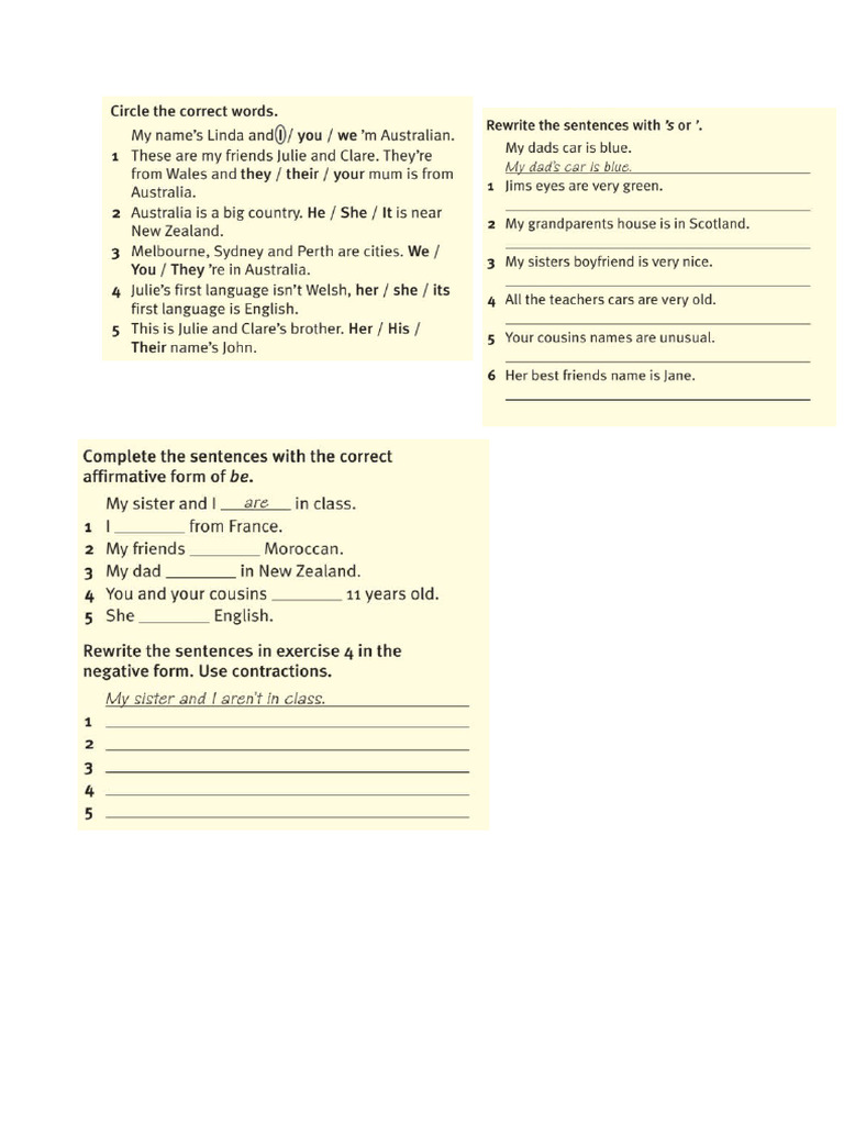 1 Eso Present Simple Daily Routines Have Got | PDF
