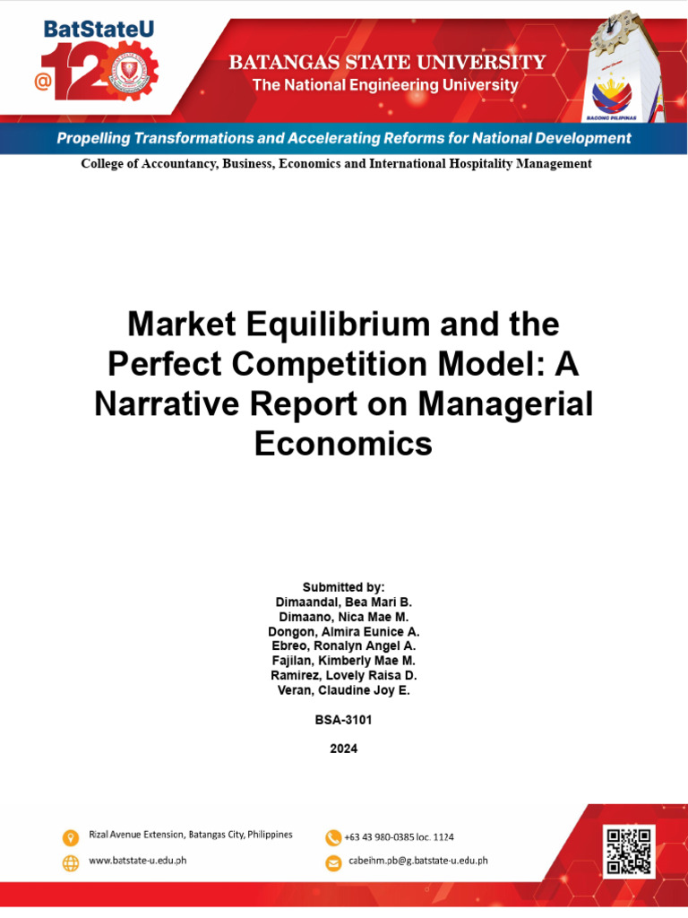 ECO 307 - Chapter 6 - Narrative Report | PDF | Economic Surplus ...