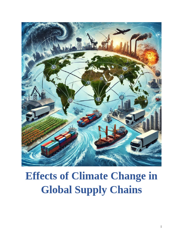 Climate Change's Impact on Supply Chains | PDF | Climate Change ...
