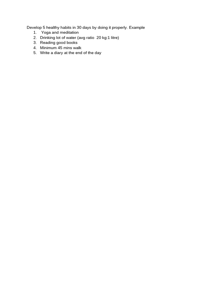 Daily Routine | PDF