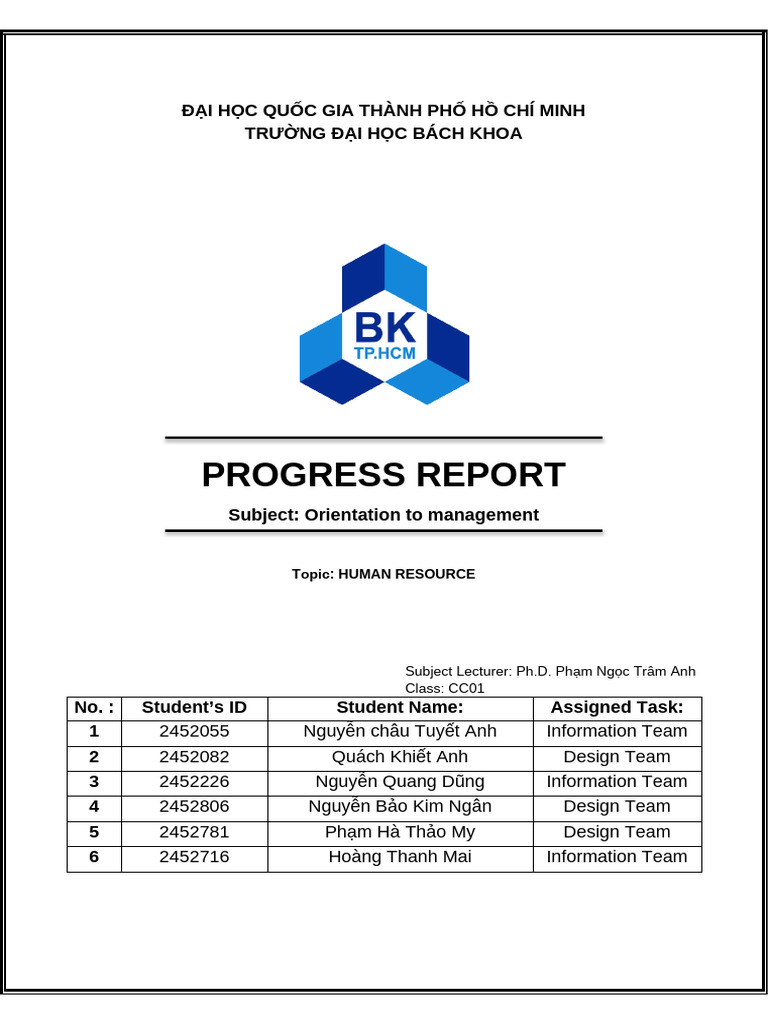 Progress Report | PDF